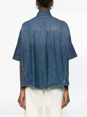 Brunello Cucinelli Flap-pockets Denim Shirt