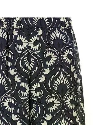 Max Mara Motif Print Palazzo Pants