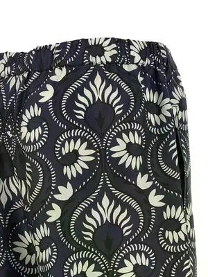 Max Mara Motif Print Palazzo Pants