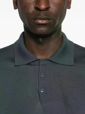 Stone Island Ghost Long-sleeve Polo Shirt - Blue