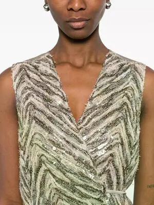 Brunello Cucinelli Sequin Chevron Knitwear