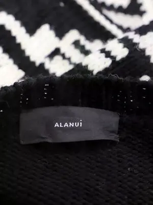 Alanui Aztec Print Wool Sweater