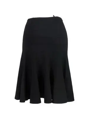 Alaïa Flared Midi Skirt