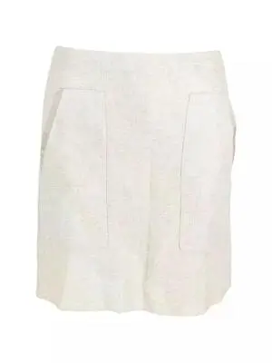 Giorgio Armani Suit Mini Skirt - Neutrals