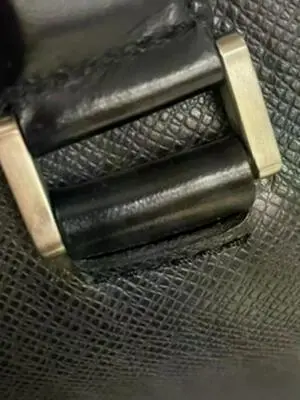 LOUIS VUITTON Nevski Leather Briefcase