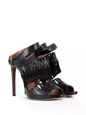 Alaïa Cut-out Ankle-strap Sandals