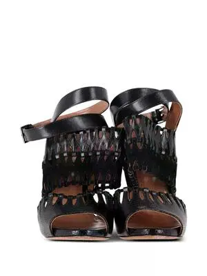 Alaïa Cut-out Ankle-strap Sandals