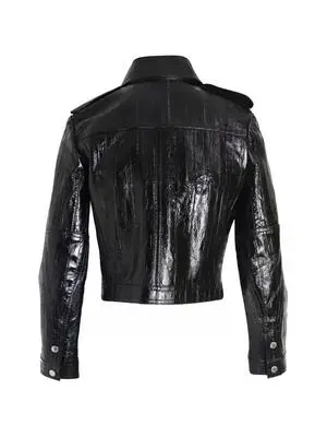 LOUIS VUITTON Cropped Leather Jacket