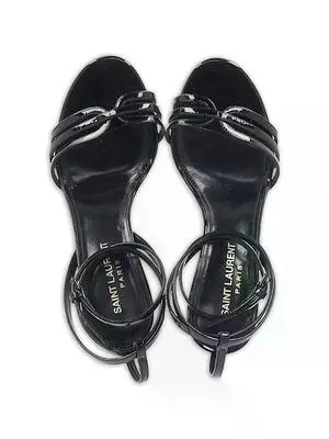 Saint Laurent Ankle-strap Patent-leather Sandals