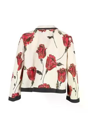 Dries Van Noten Floral Print Button Jacket