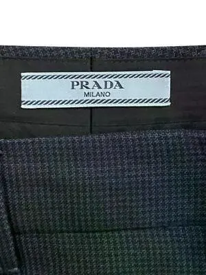Prada Checked Trousers