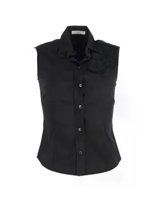 Prada Buttoned Sleeveless Shirt