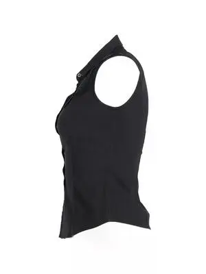 Prada Buttoned Sleeveless Shirt