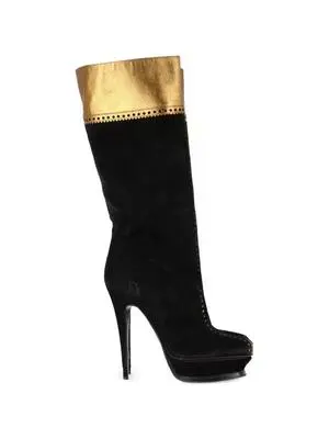 Saint Laurent Panelled Heeled Boots