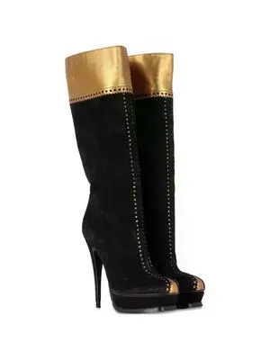 Saint Laurent Panelled Heeled Boots