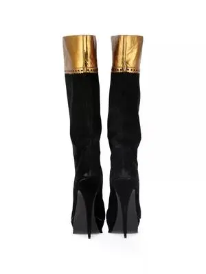 Saint Laurent Panelled Heeled Boots