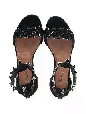 Alaïa Flower-detail Flat Sandals