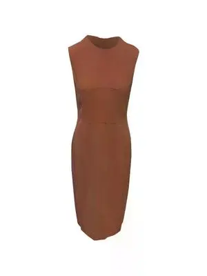 Brown Sleeveless Cocktail Dresses