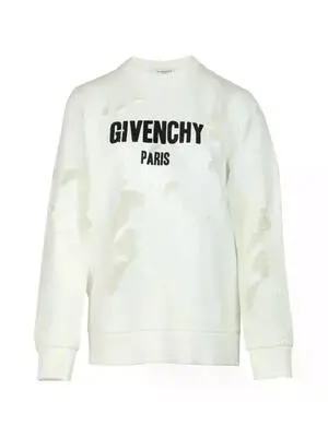 Givenchy Distressed Chest-logo Sweatshirt