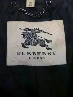 Burberry Fur-collar Double-breasted Virgin Wool Coat