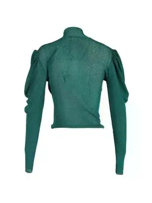 Caroline Constas Puff-sleeve Turtleneck Sweater