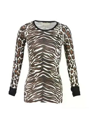 Stella McCartney Animal-print Long-sleeve Top