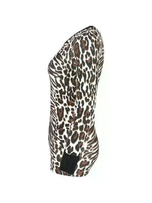 Stella McCartney Animal-print Long-sleeve Top