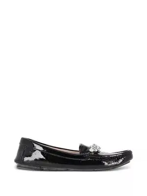 Miu Miu Upper-embellished Leather Loafer
