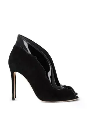 Gianvito Rossi Peep Toe Booties
