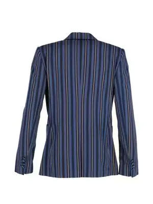Burberry Single-breasted Striped Blazer