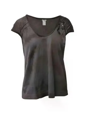 Chloé Gathered-sleeve T-shirt