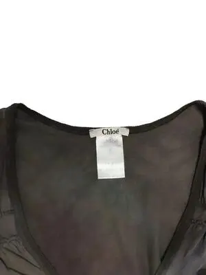 Chloé Gathered-sleeve T-shirt