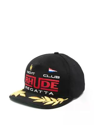 Rhude Embroidered Cap - Black
