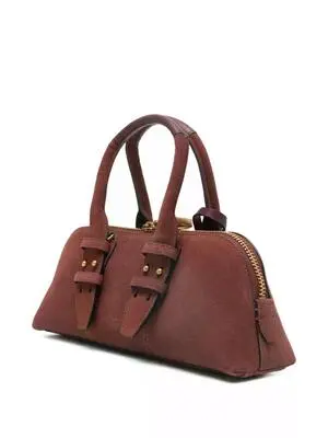 Pinko Suede Bowling Tote Bag
