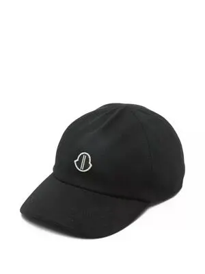 MONCLER + RICK OWENS Logo-patch Baseball Cap - Black