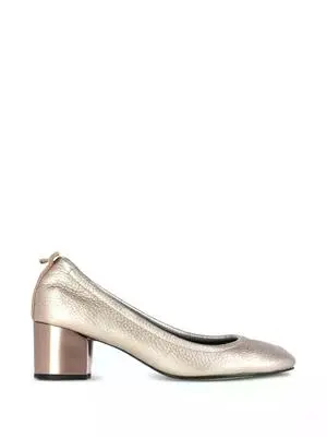 Lanvin Gold Tone Pumps