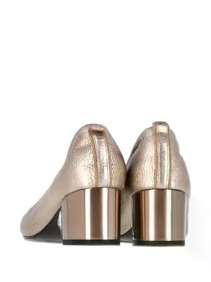 LANVIN Cube Heel Ballerine Pumps