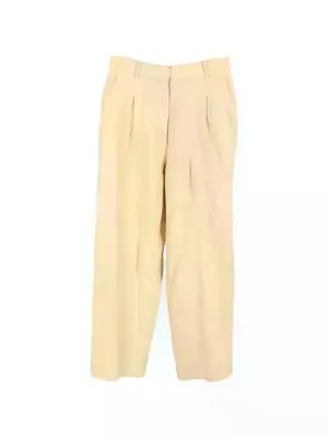 Sandro Wide-leg Cotton Trousers