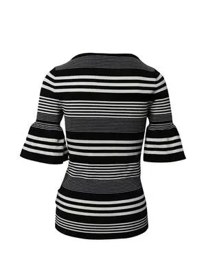 Ralph Lauren Striped T-shirt With Bell Sleeves