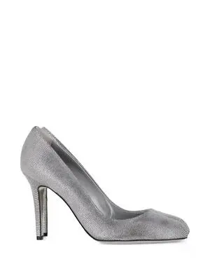 SERGIO ROSSI Round-toe Leather Pumps