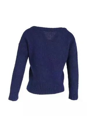 REFORMATION Deep V-neck Alpaca Sweater