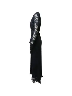 GANNI Lace Wrap Dress