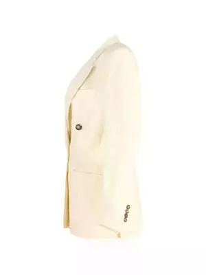 Loro Piana Double-breasted Linen Blazer