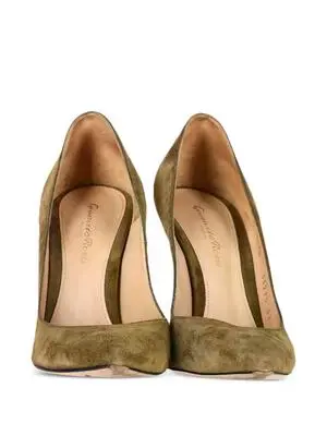 GIANVITO ROSSI Pointed-toe Suede Pumps