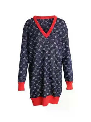 Gucci Gg Pattern Knitted Dress