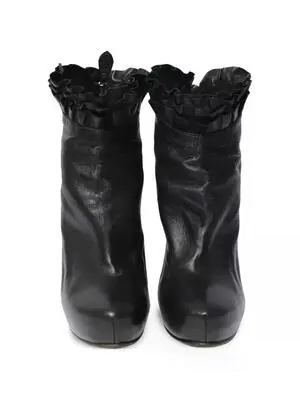 Alaïa Ruffled High-heel Boots