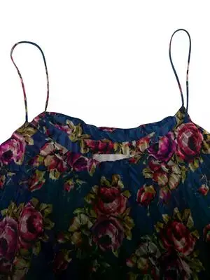 Zimmermann Pleated Floral Playsuit