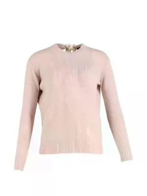 JOSEPH Crew-neck Tie-back Sweater