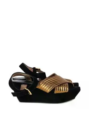 Marni Cross-strap Platform Sandals