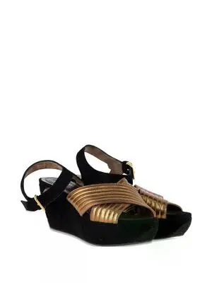 Marni Cross-strap Platform Sandals